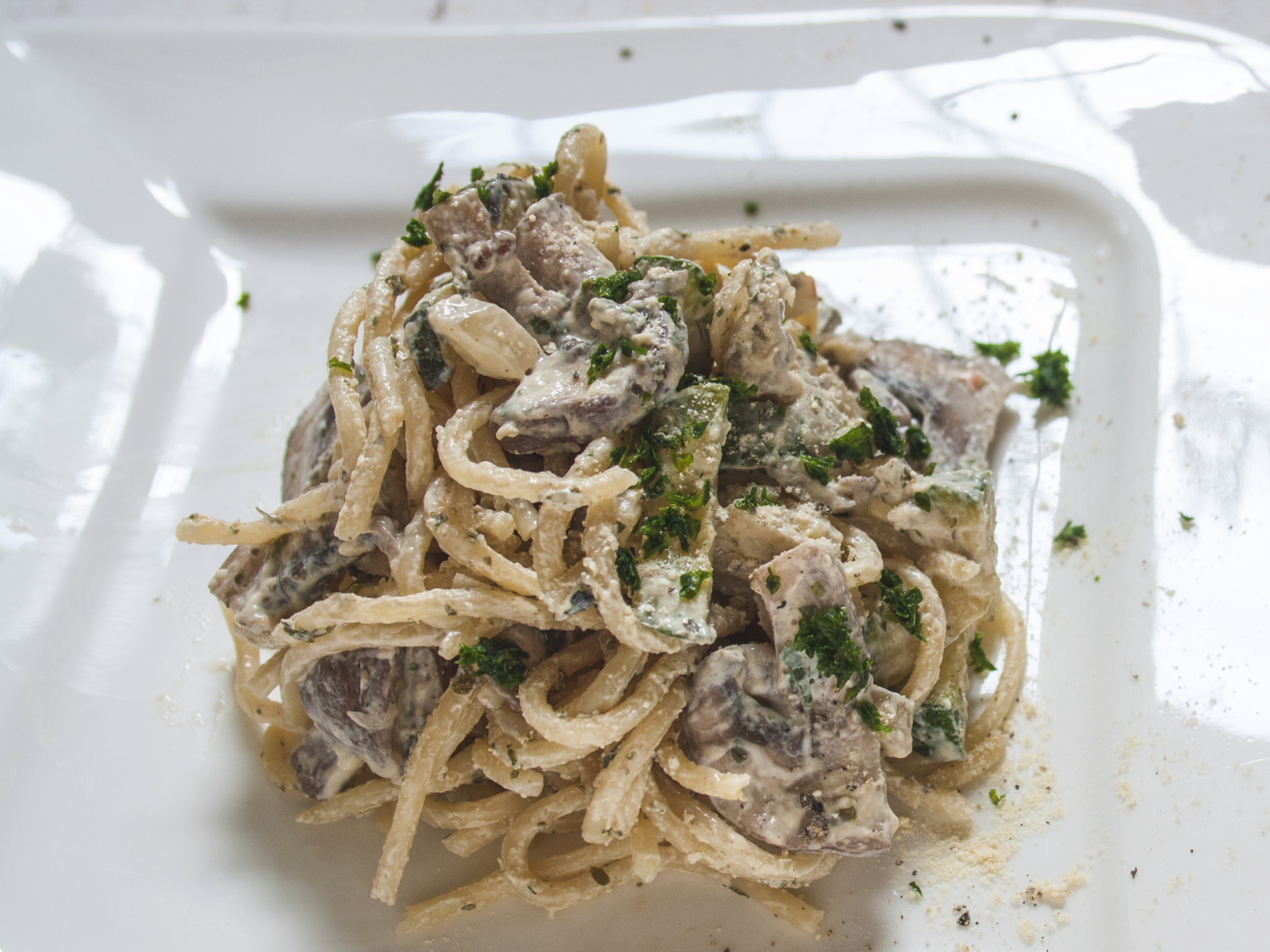 champignon-spaghetti-pfanne – The Vegetarian Diaries